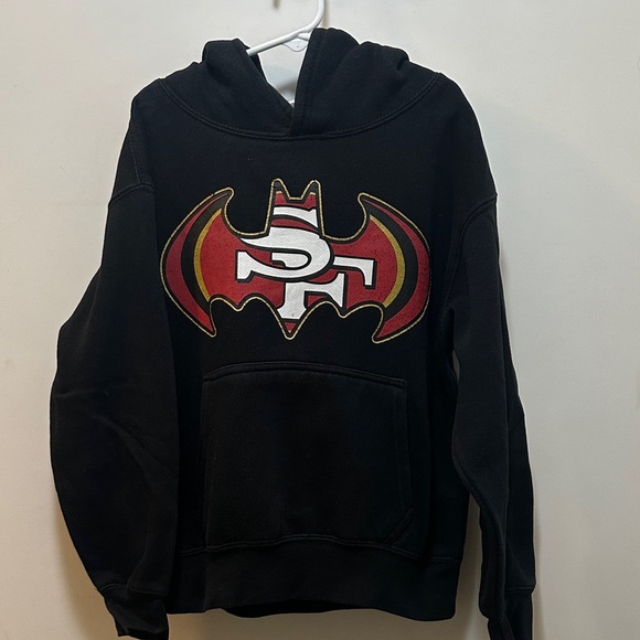 Shirts & Tops | Black Hoodie With Red And Gold Sf 49ers Logo In A ...